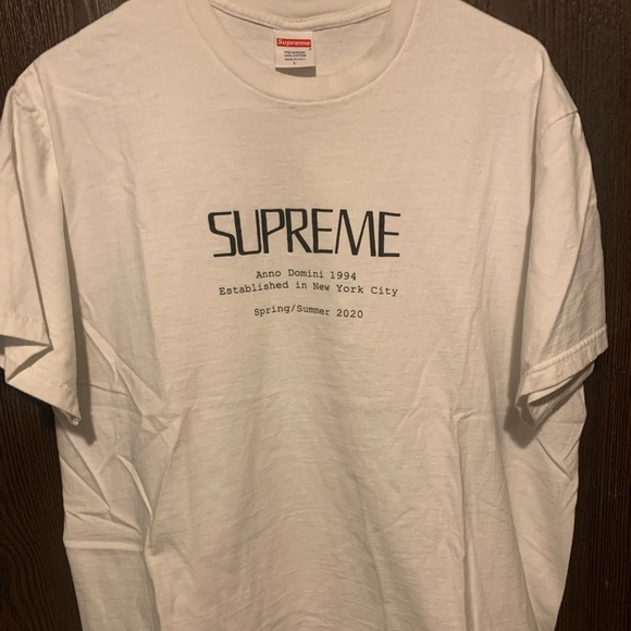 Supreme | Shirts | Rare Supreme Anno Domini Tee Spring Summer 220 | Poshmark